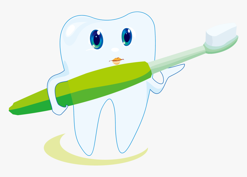 Toothbrush Icon Cute Cartoon - Animated Good Toothpaste, HD Png ...
