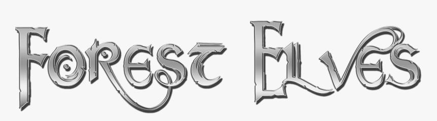Forest Elves - Calligraphy, HD Png Download , Transparent Png Image ...