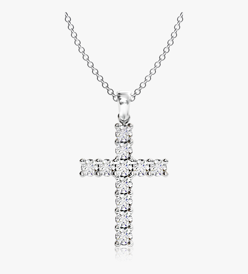Diamond Cross Necklace Png - Pendant, Transparent Png , Transparent Png ...