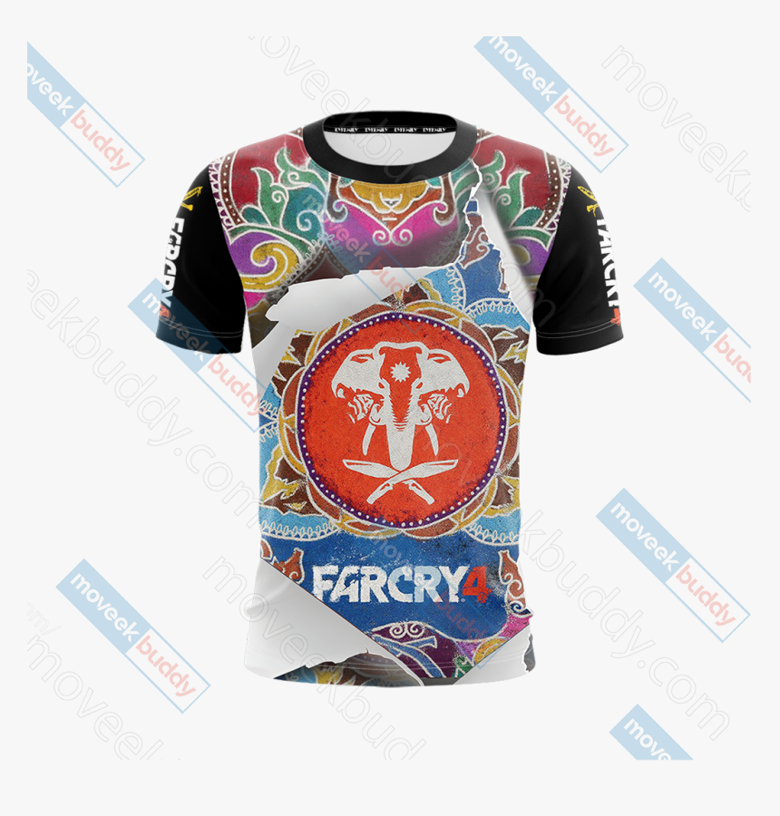Far Cry 4 Unisex 3d T-shirt - Far Cry 4, HD Png Download , Transparent ...