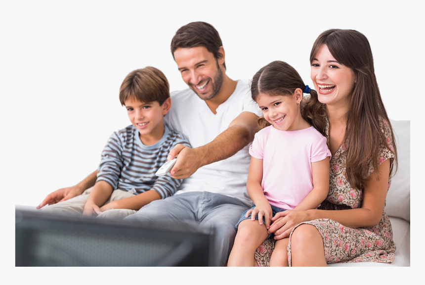 Watching Tv Png - Latino Family Watching Tv, Transparent Png ...