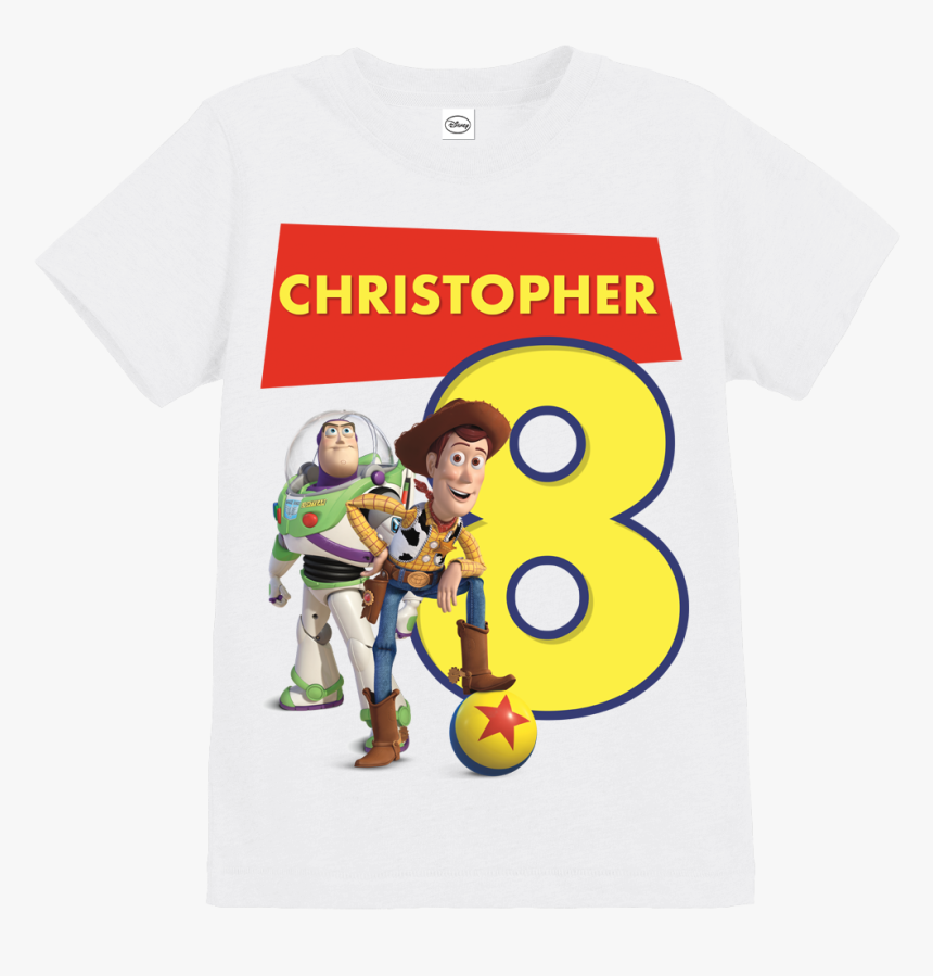 Birthday 4 T Shirt Toy Storey, HD Png Download , Transparent Png Image ...