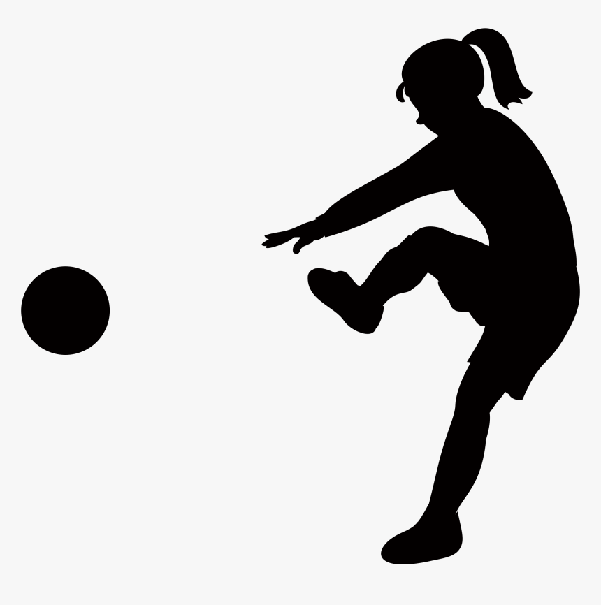 Soccer Silhouette Png - Person Kicking A Soccer Ball Clipart ...