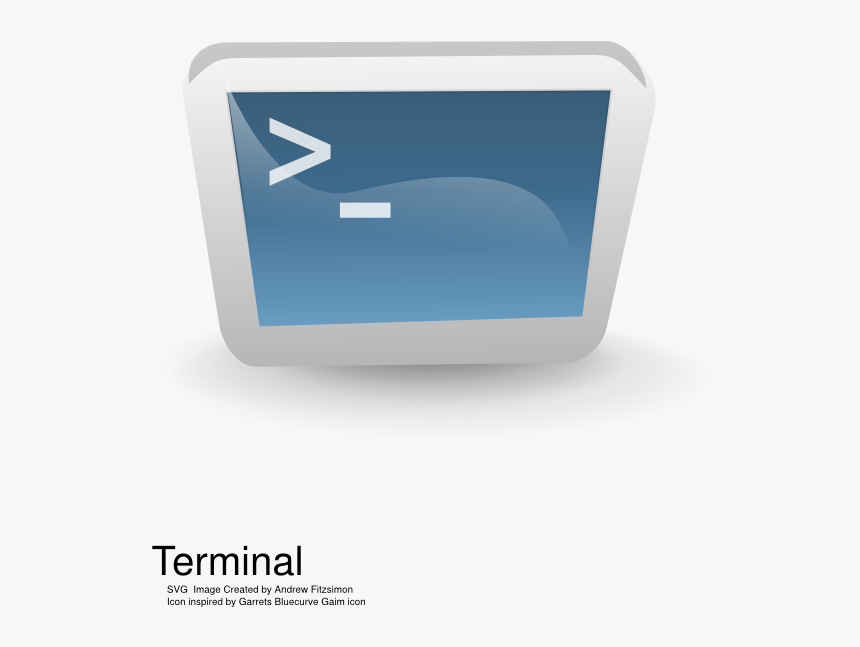 Blue Terminal Icon, HD Png Download , Transparent Png Image - PNGitem