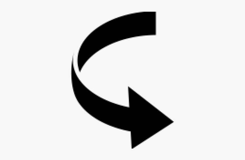 Curved Arrow Image - Curved Arrow Icon Png, Transparent Png ...