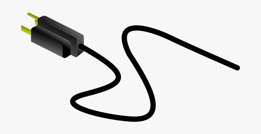 Power Cable Vector Image - Electric Cord No Background, HD Png Download ...