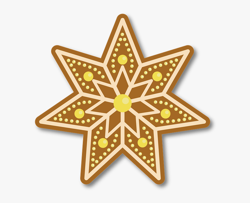 Gold Christmas Star Clip Art