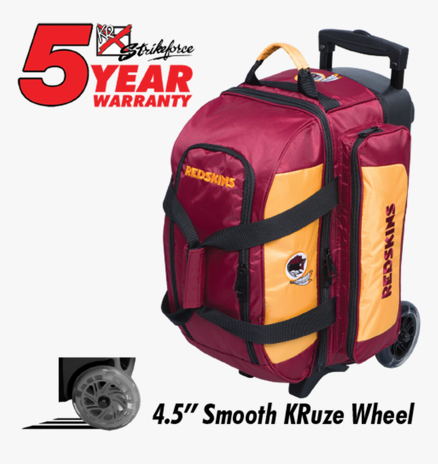 Kr Strikeforce Nfl Washington Redskins 2 Ball Roller - Bowling Trolley ...