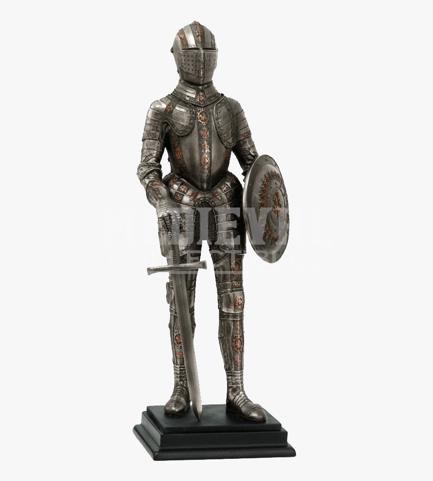 Resting Medieval Knight Statue - Standing Knight, HD Png Download ...