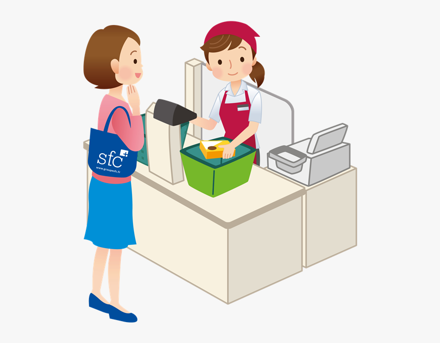 Clipart Of A Cashier
