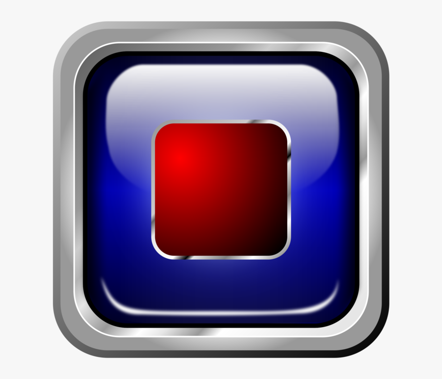 Blue Button Rectangle