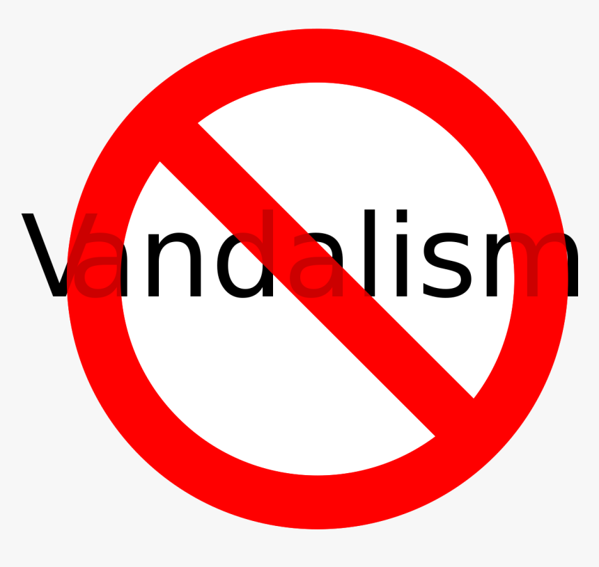 No Vandalism Sign, HD Png Download , Transparent Png Image - PNGitem