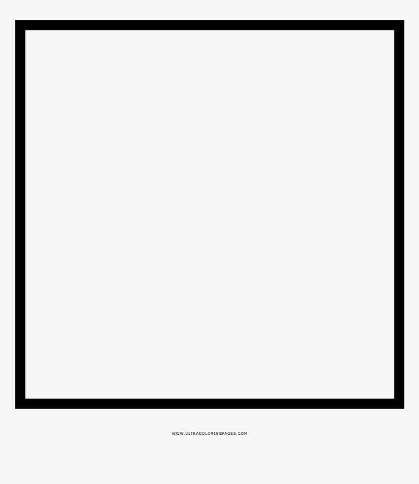 Square Coloring Page - Symmetry, HD Png Download , Transparent Png ...