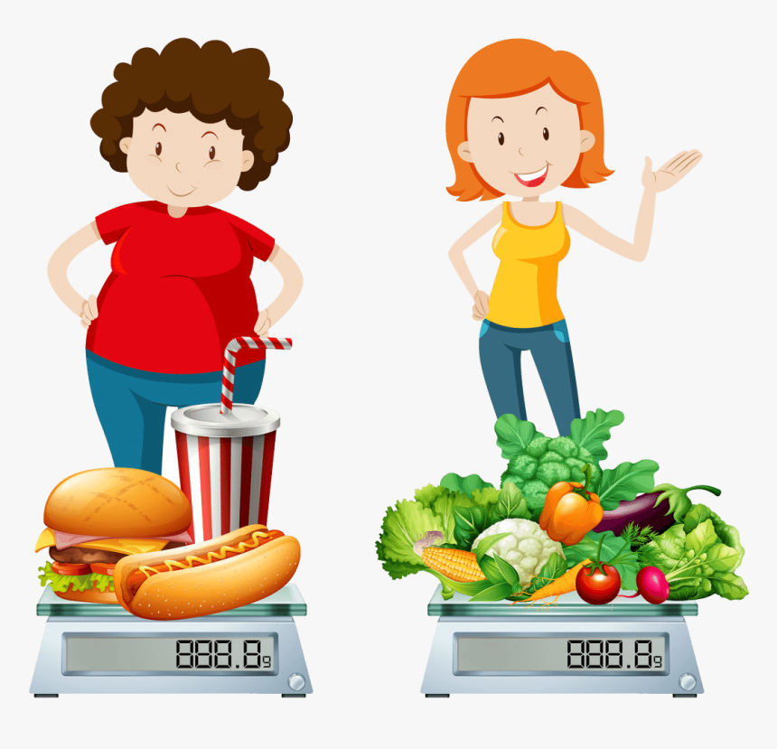 Healthy And Unhealthy Person, HD Png Download , Transparent Png Image ...