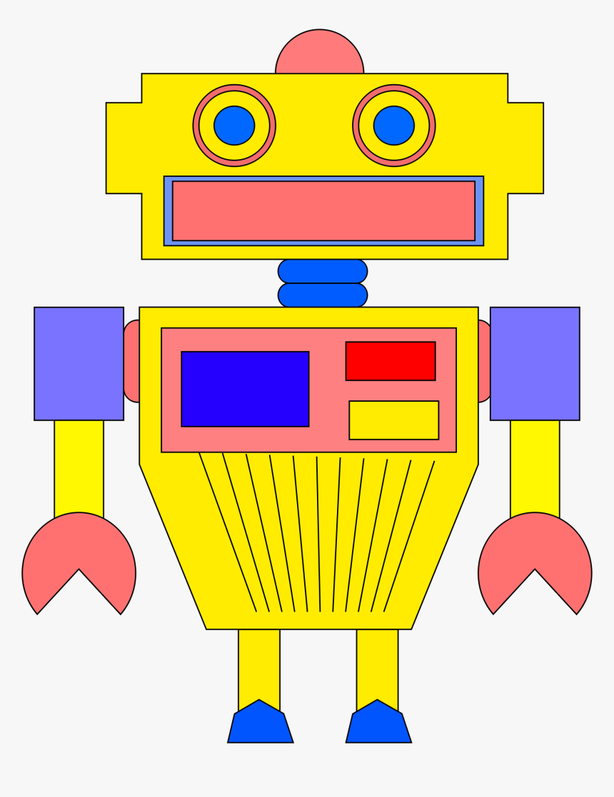 Clipart Robot Clip Art Image Of Holly Berries Clip - Yellow Robot ...