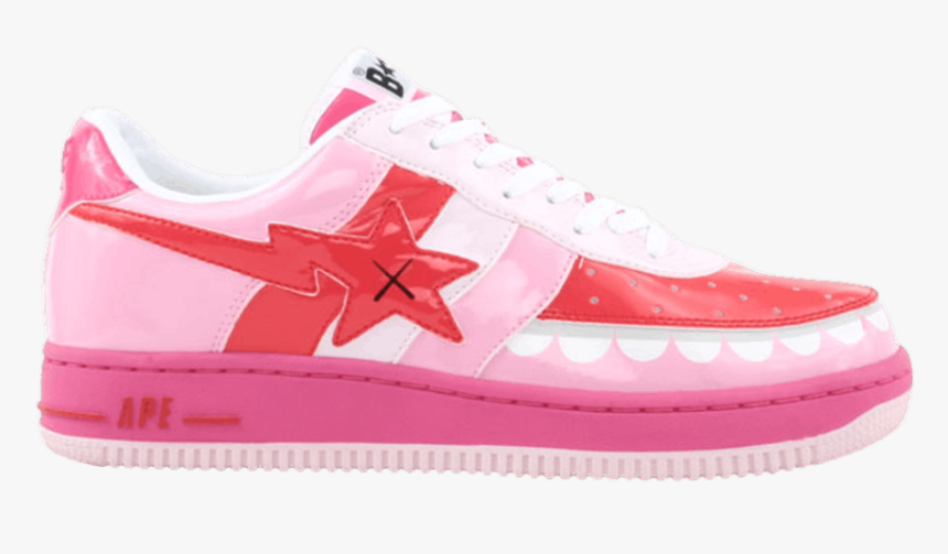 Pink Bapestas Kaws, HD Png Download , Transparent Png Image - PNGitem