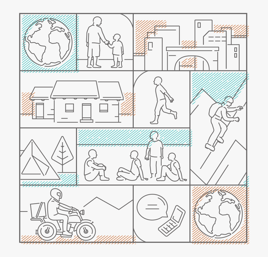 2018 Impact Report - Line Art, HD Png Download , Transparent Png Image ...