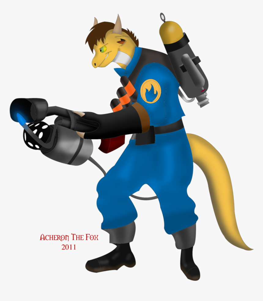 Blu Pyro Tf2, HD Png Download , Transparent Png Image - PNGitem