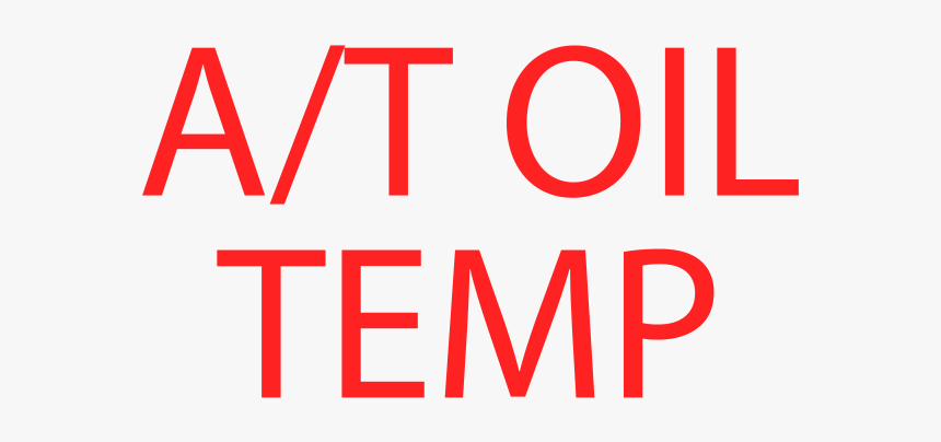 A/t Oil Temp Symbol In Red - Circle, HD Png Download , Transparent Png ...