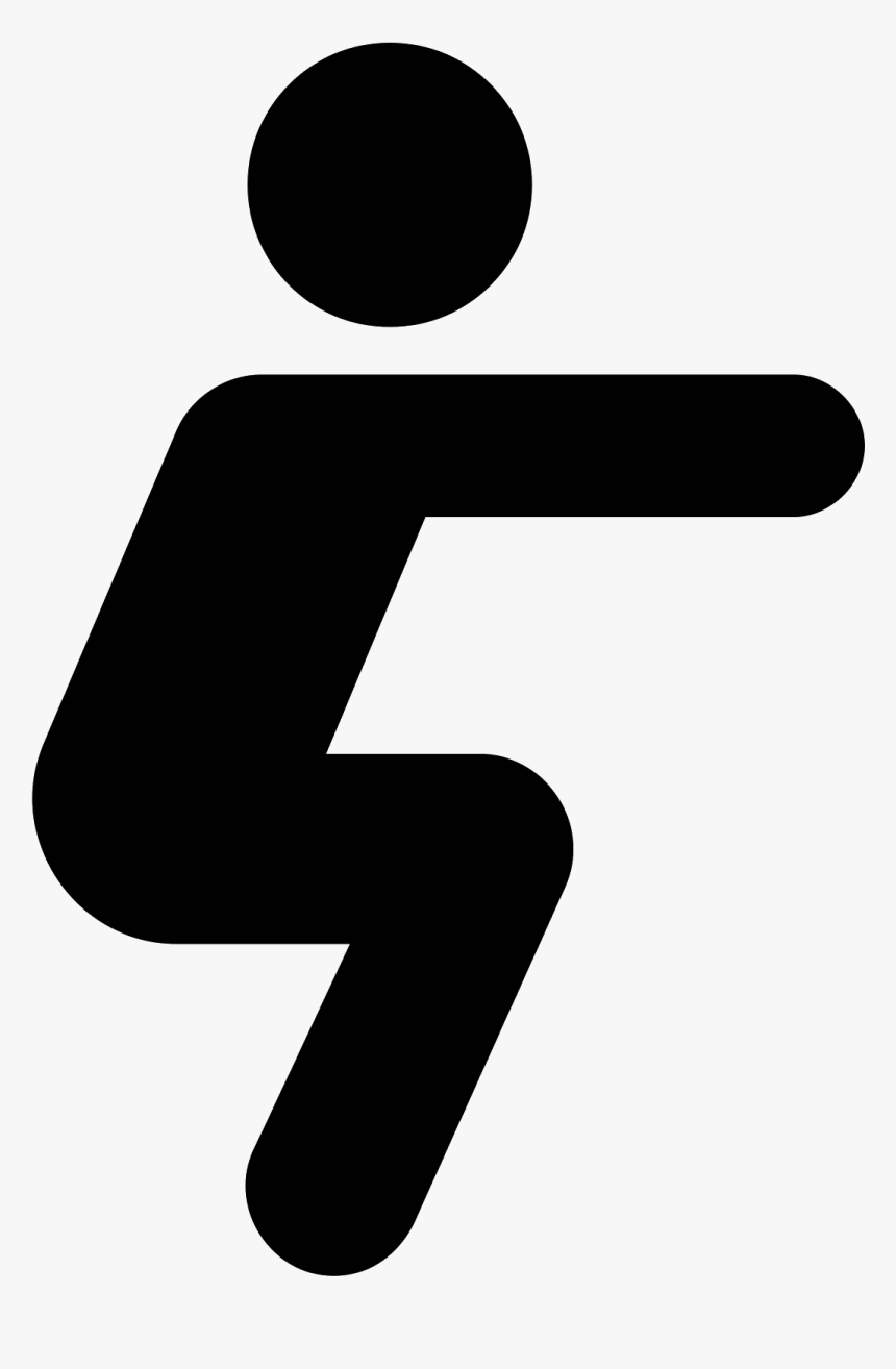 Squats Icon Free Download - Squat Exercise Icon, HD Png Download ...
