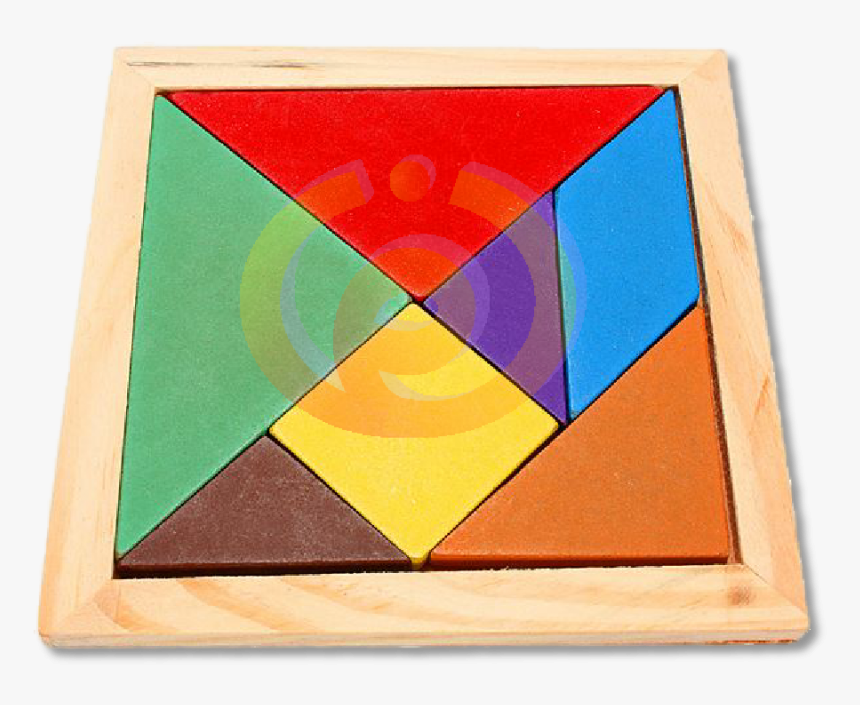 Tangram 7 Piece Puzzle Clipart , Png Download - 7 Piece Tangrams Puzzle ...