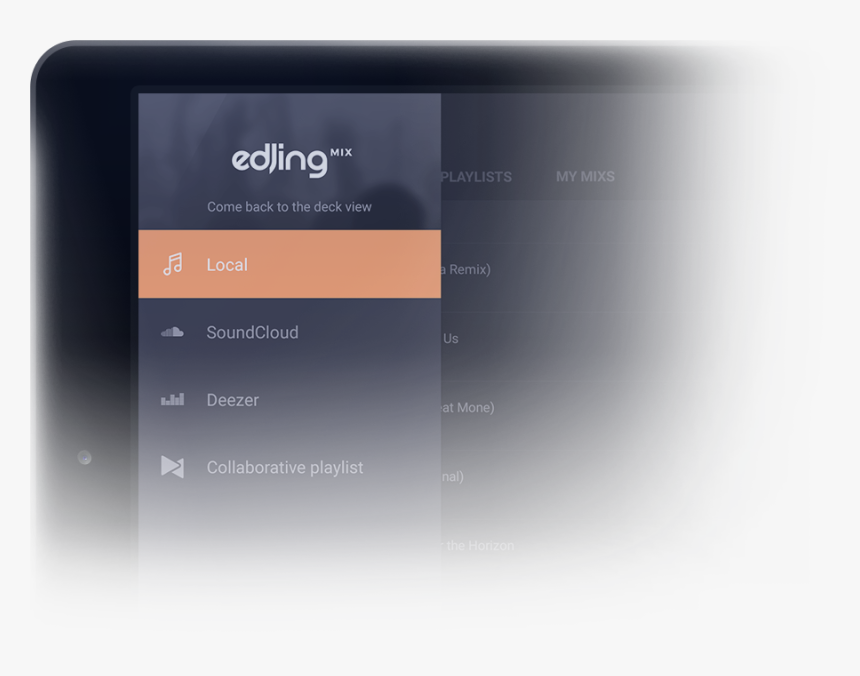 Edjing Library On Tablet Class Img Rsp Original Mm - Edjing, HD Png ...