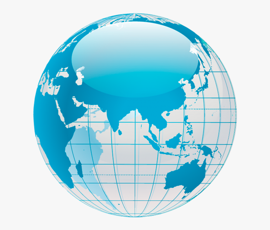 Transparent World Map - Shape Of Asia Continent, HD Png Download ...