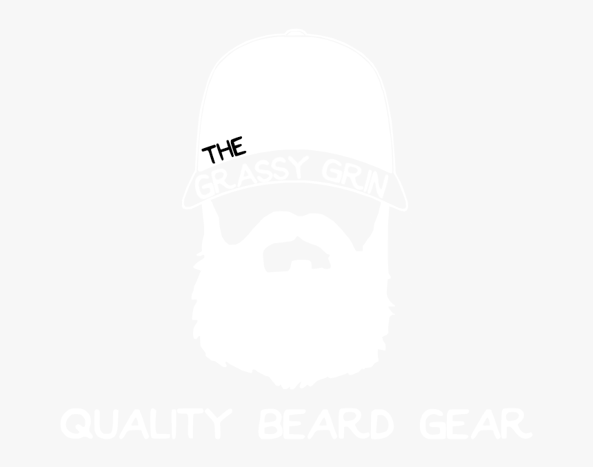 Beard Logo White Text - Illustration, HD Png Download , Transparent Png ...