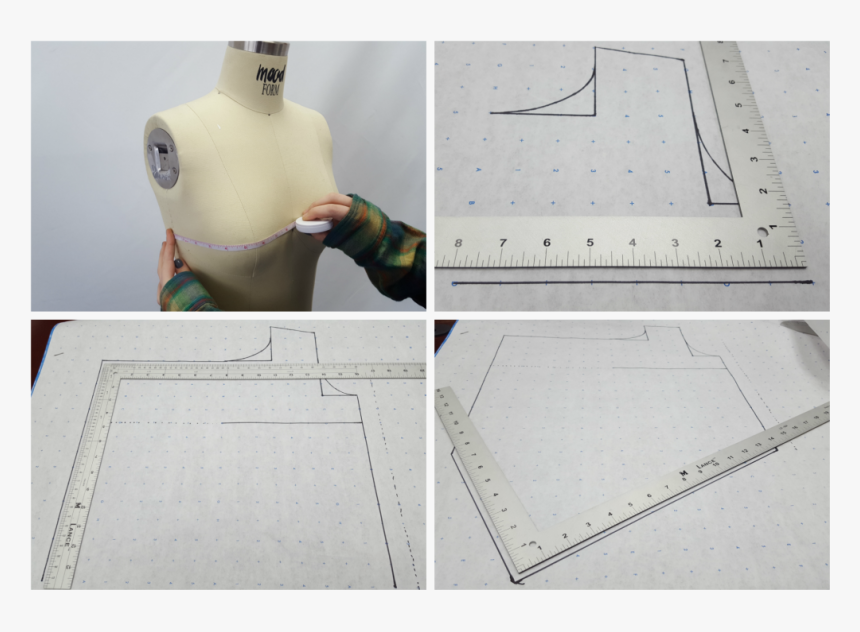 Pattern Drafting - Technical Drawing, HD Png Download , Transparent Png ...