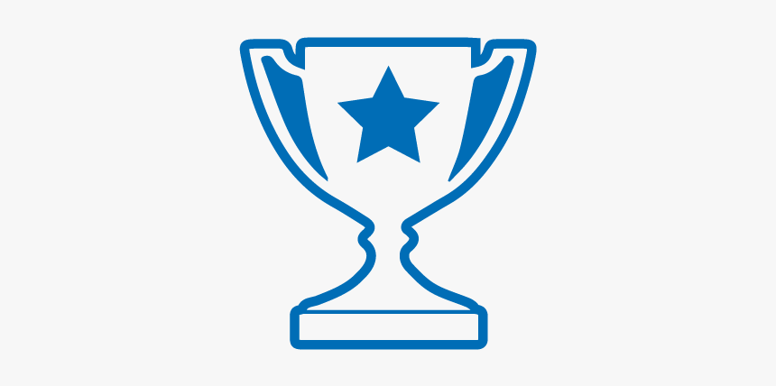 Trophy Png Blue, Transparent Png , Transparent Png Image - PNGitem
