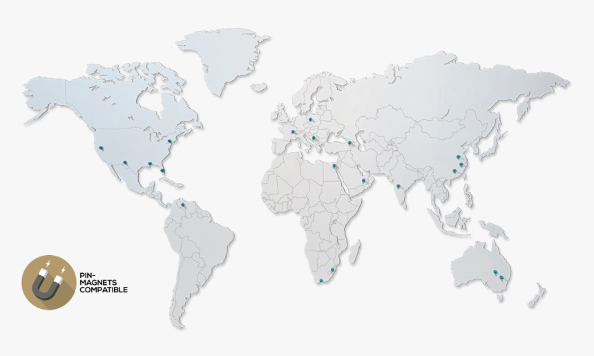World Map Select Countries, HD Png Download , Transparent Png Image ...