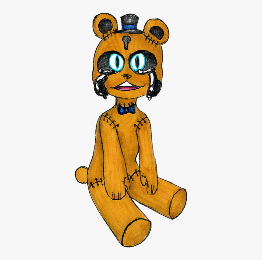 Golden Freddy - Cartoon, HD Png Download , Transparent Png Image - PNGitem