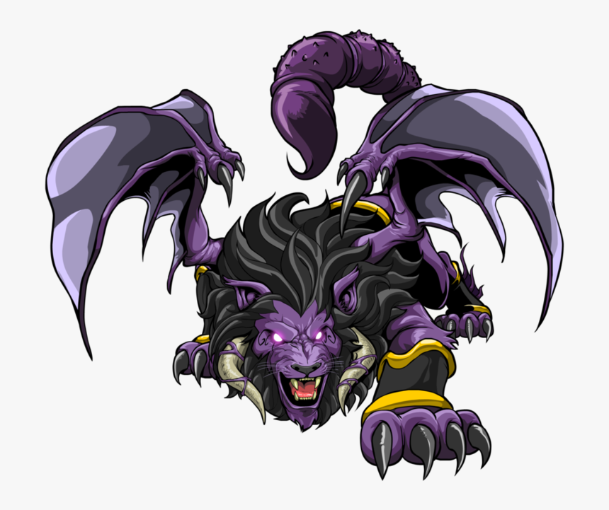 Manticore Drawing Dragon - Manticore Drawing, HD Png Download ...