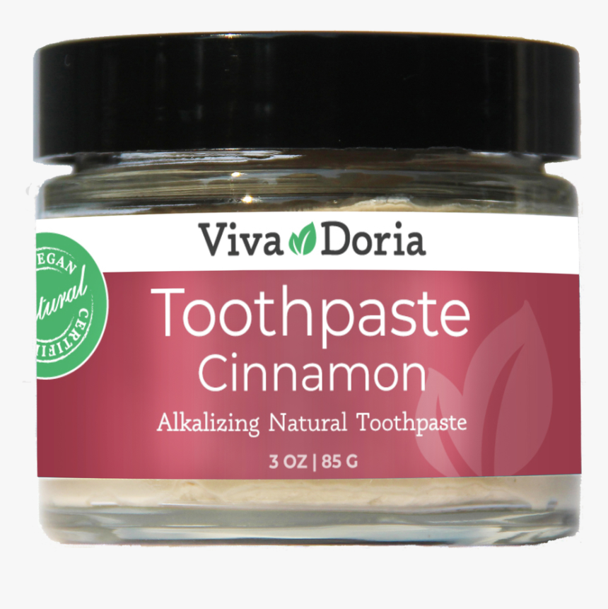Cinnamon Non-flouride Natural Toothpaste - Cosmetics, HD Png Download ...