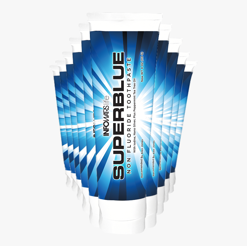Super Blue Toothpaste, HD Png Download , Transparent Png Image - PNGitem