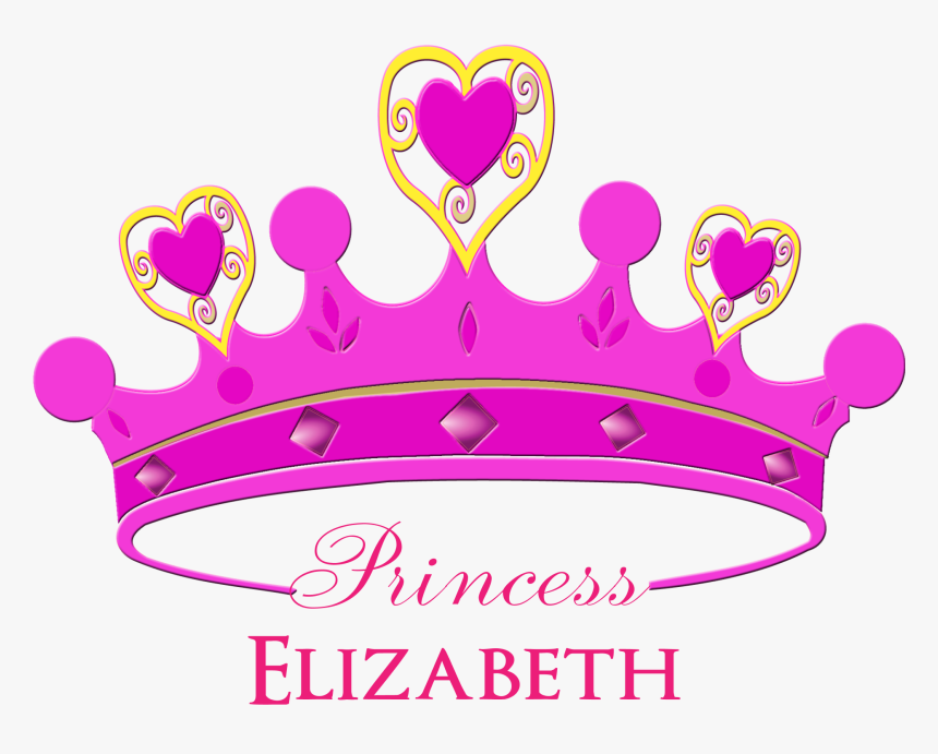 Pink Color, Girly Crown Symbolize A Cute Lovely Princess - Corona De ...