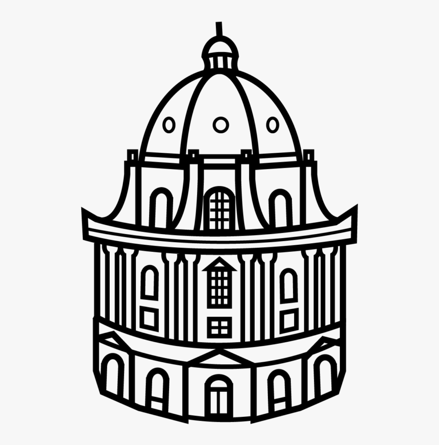 Oxford Radcliffe Camera Building - Oxford Radcliffe Camera Drawing, HD ...