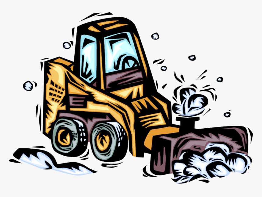 Snow Plow Safety Clip Art
