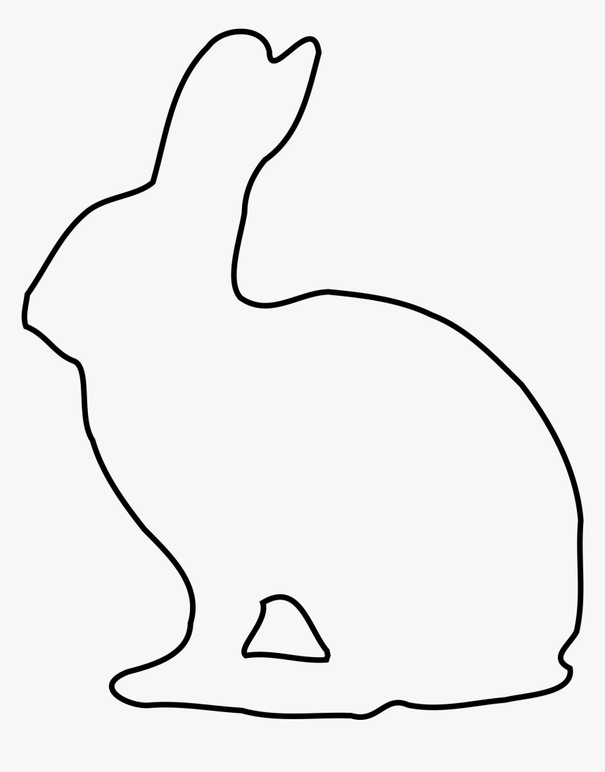 Rabbit Outline Png, Transparent Png , Transparent Png Image - PNGitem