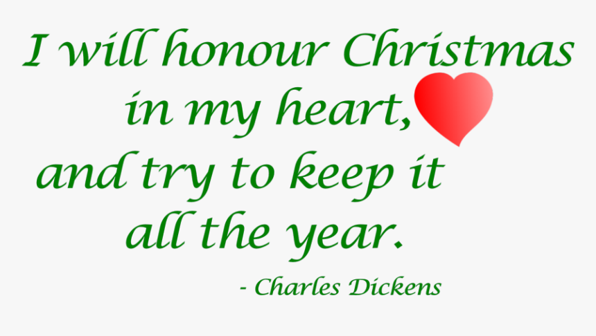 Charles Dickens Christmas Quotes, HD Png Download , Transparent Png ...