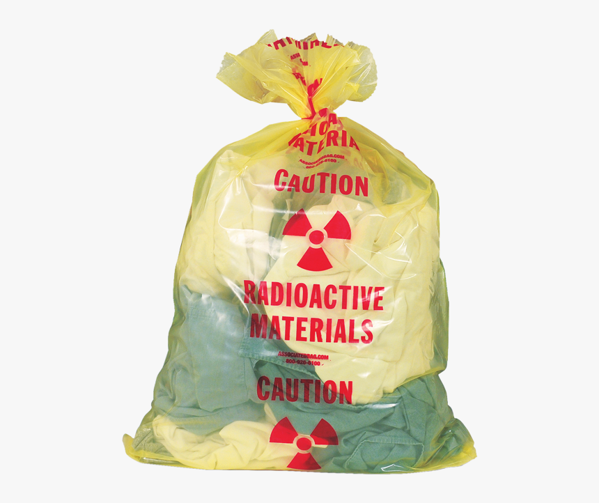Radioactive Material Biohazard Waste Bags, HD Png Download ...