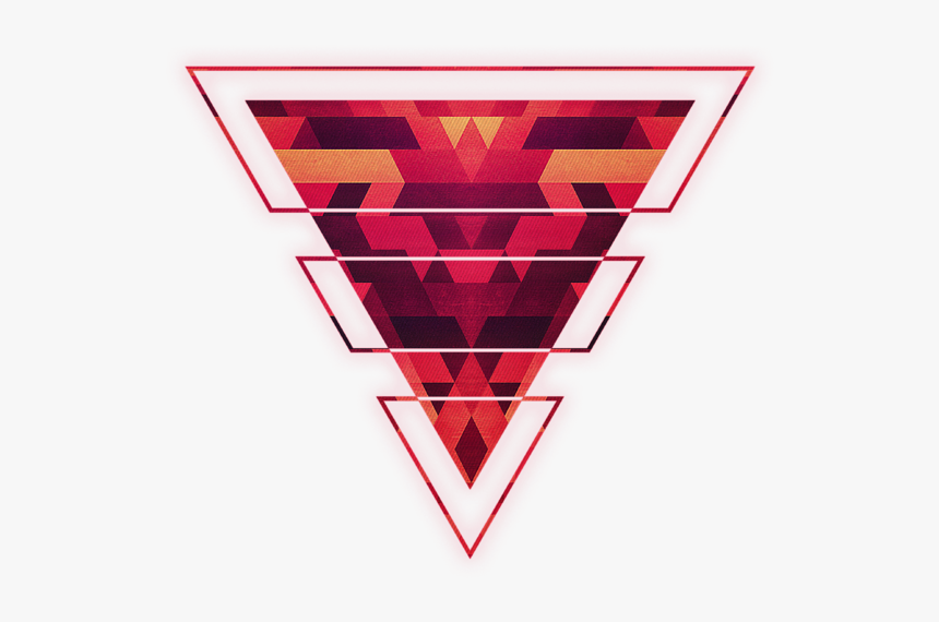 Red Geometric Triangle, HD Png Download , Transparent Png Image - PNGitem