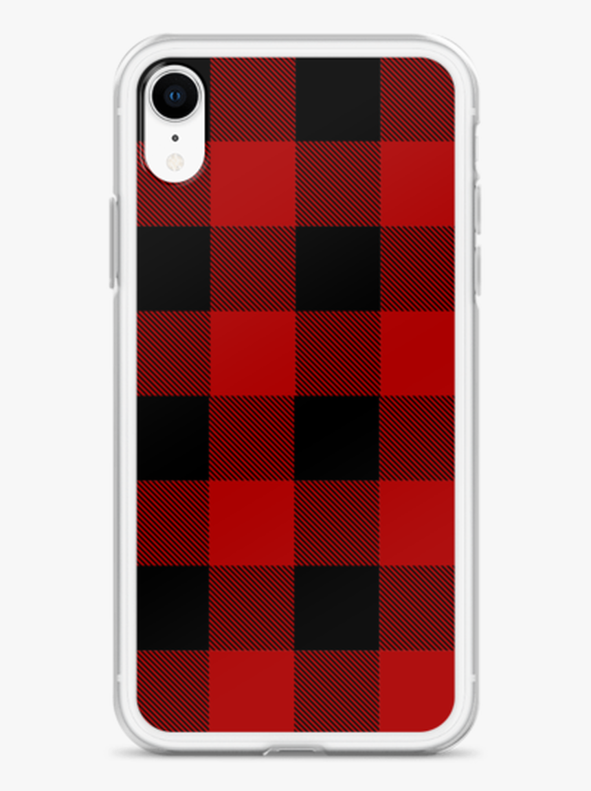 Red And Black Plaid Iphone Case - Mobile Phone Case, HD Png Download ...