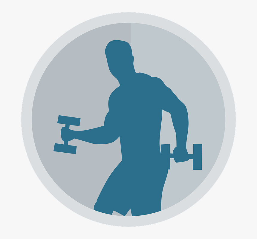 Gym, Icon, Exercise, Activity, Building, Body, Single, HD Png Download ...