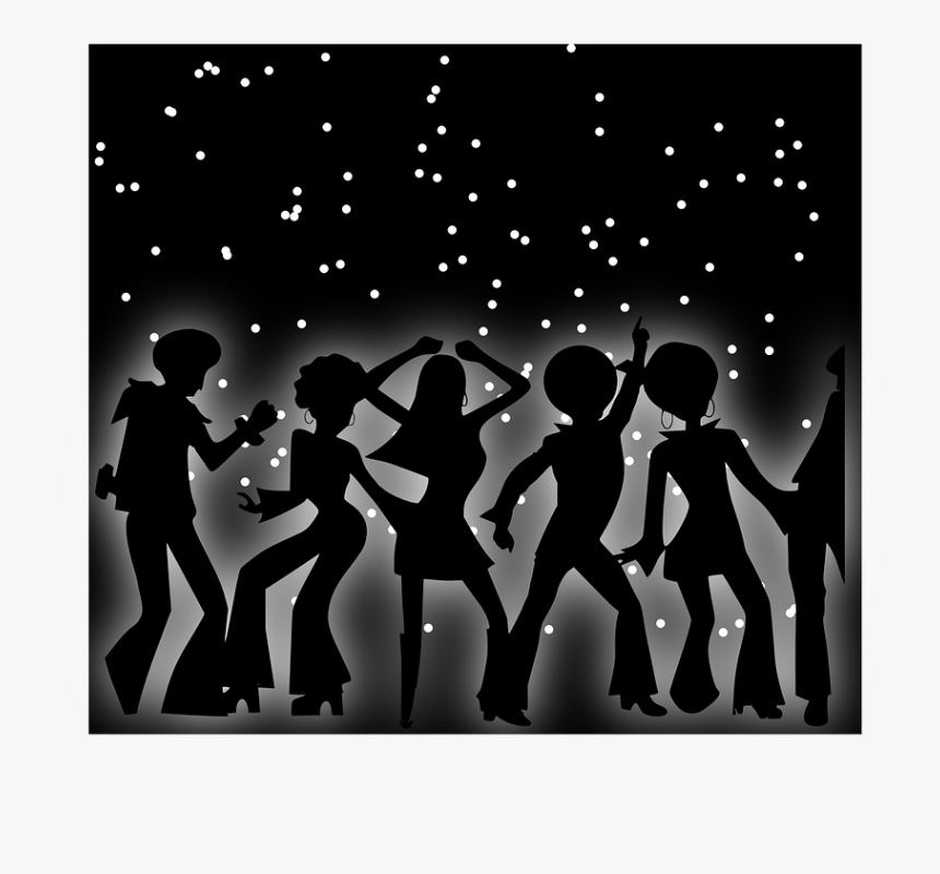 Dance Party Silhouette