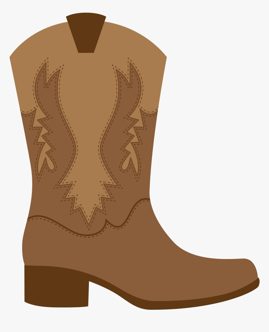 Brown Cowboy Boot Clip Art, HD Png Download , Transparent Png Image ...