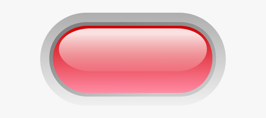 Pill Shaped Red Button Vector Image, HD Png Download , Transparent Png Image - PNGitem