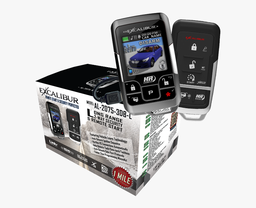 Picture 1 Of - Excalibur 2 Way Remote Start, HD Png Download ...