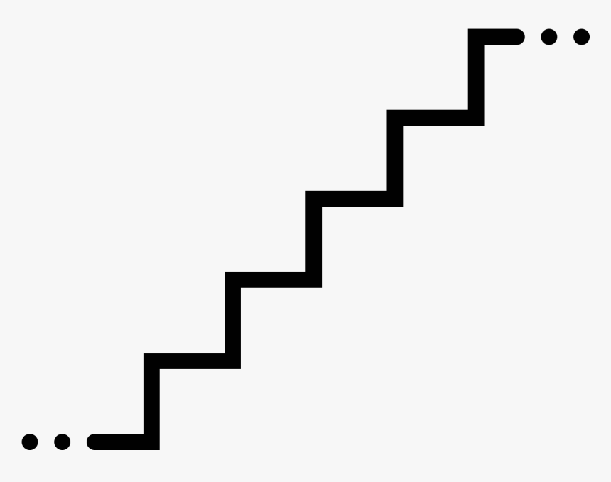 Staircase Vector Next Step - Stair Icon, HD Png Download , Transparent ...