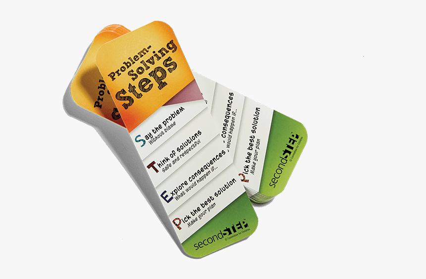 Second Step Bookmarks - Label, HD Png Download , Transparent Png Image ...